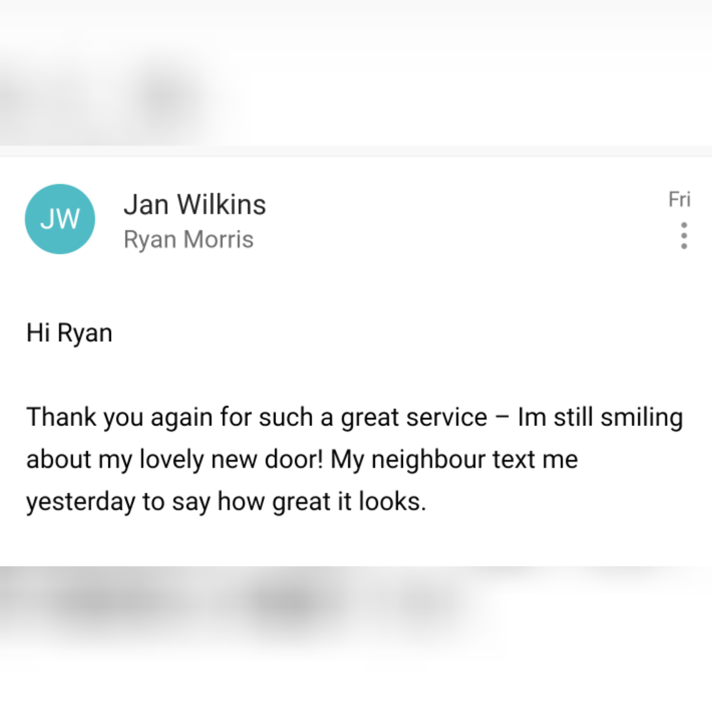 Testimonials | Morris Carpentry and Joinery